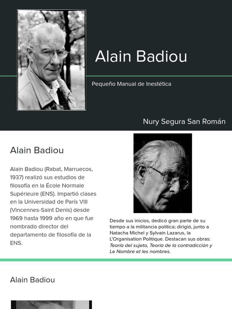 Alain Badiou | PDF