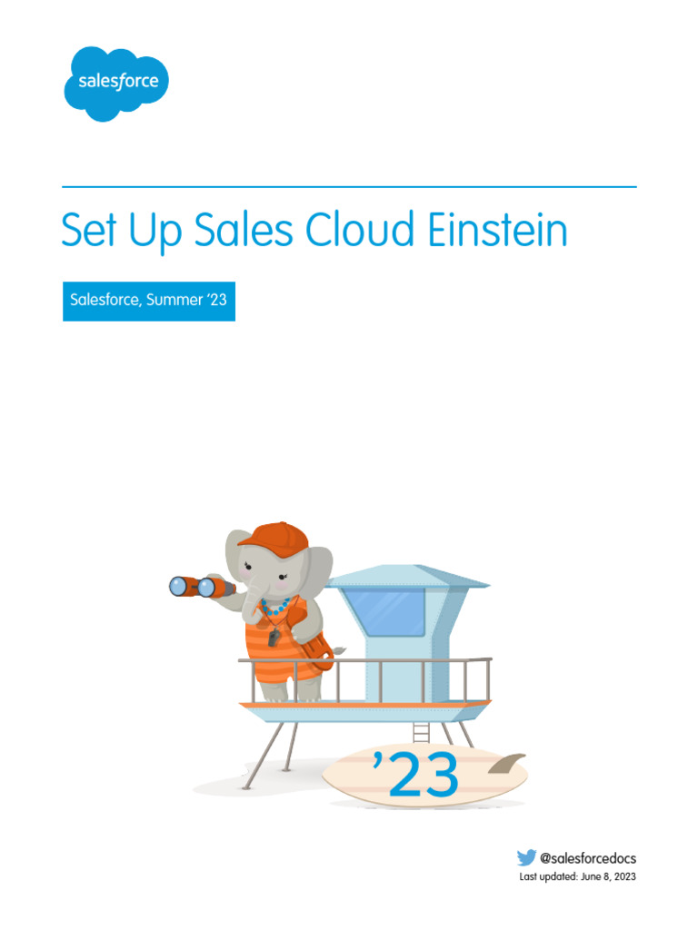 ? Set Up Sales Cloud Einstein ? | PDF | Cloud Computing | Forecasting