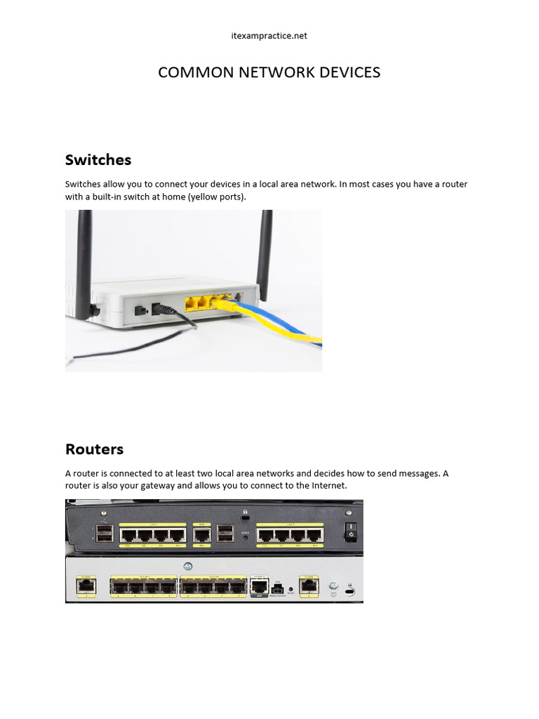 Free Network+Devices Updated | PDF