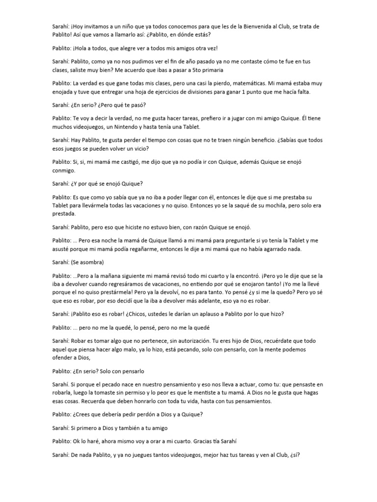 Dialogo Titere | PDF