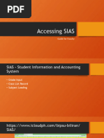 TCU SIAS Access and Login Guide | PDF | Password | Button (Computing)