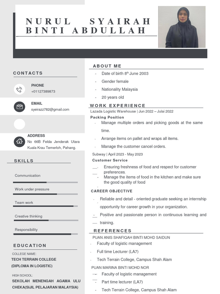 06 - Resume (MS Word) | PDF