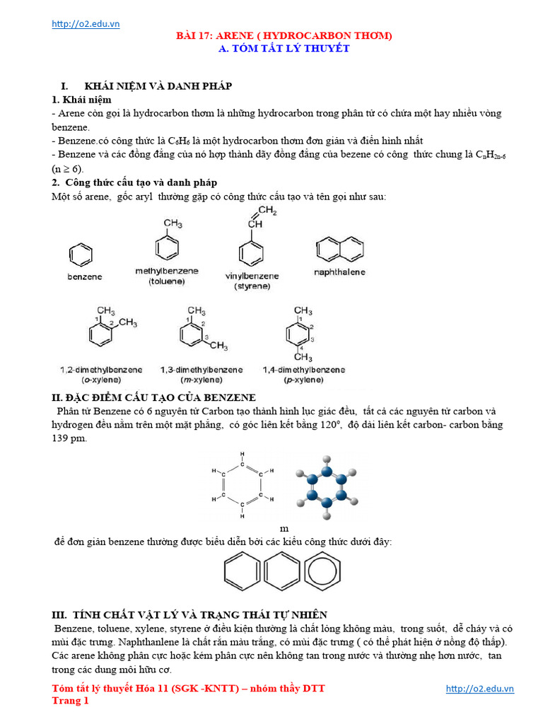 Bai 17 Arene Hydrocarbon Thom Pham Long.2.Ok | PDF
