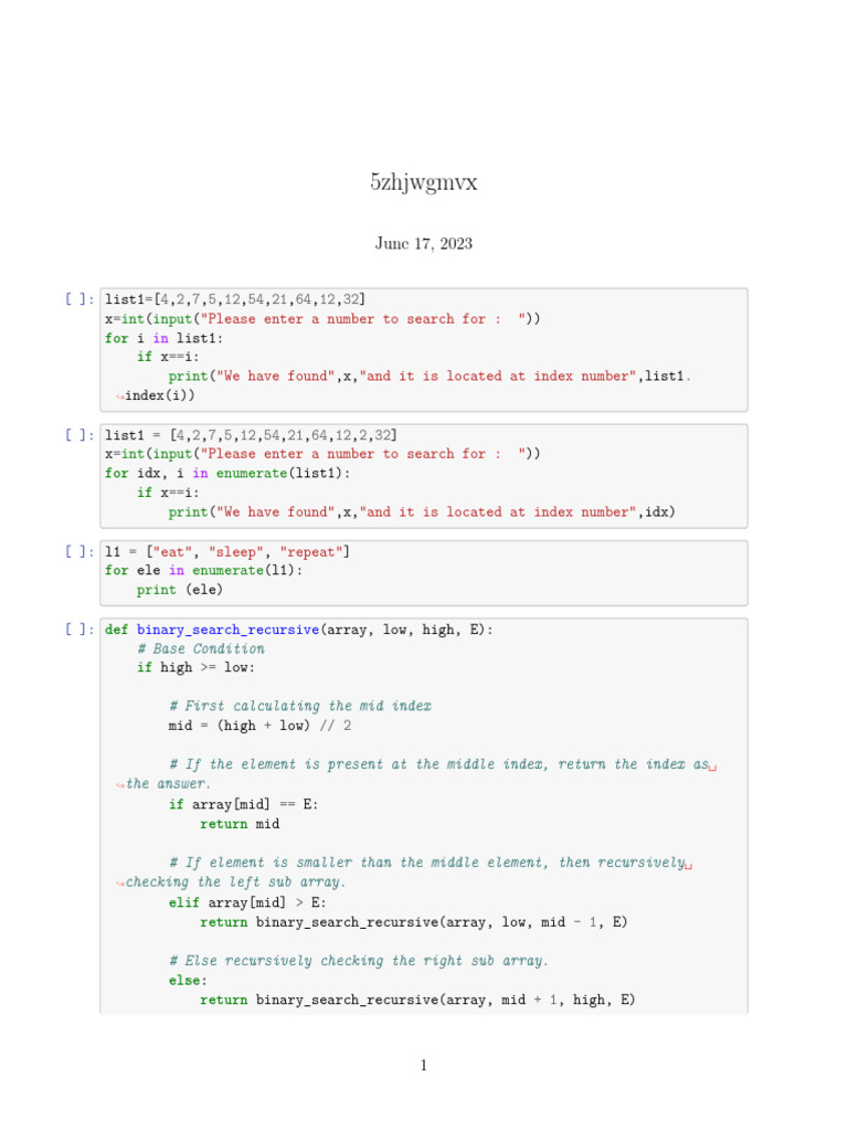 searching and sorting (2) | PDF