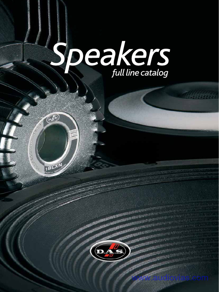 DAS Audio Subwoofer Specifications | PDF | Loudspeaker | Inductor
