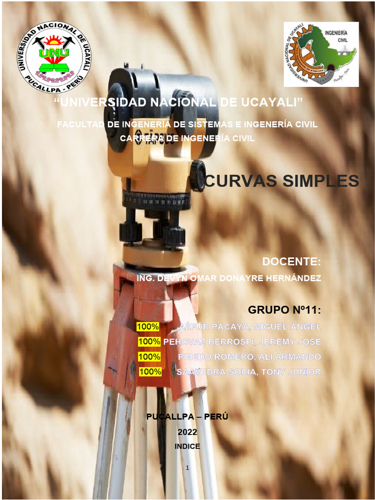 Curvas Simples Mono | PDF