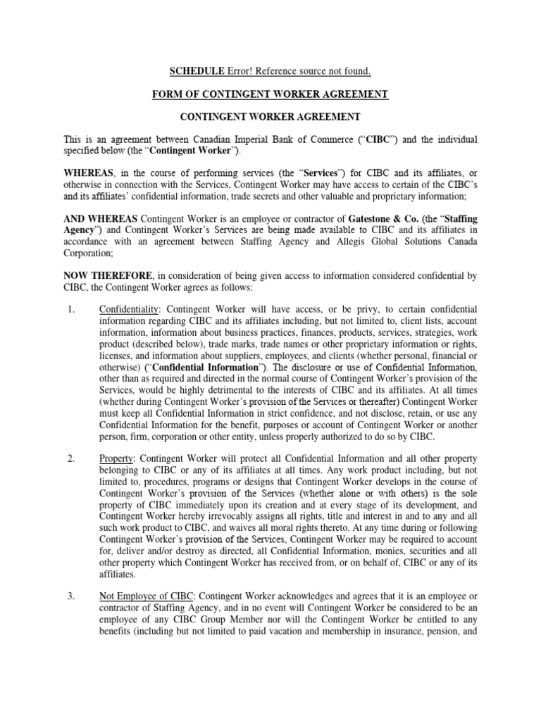 Form of Contingent Labour Worker Agreement - English-En (2).Docx ...