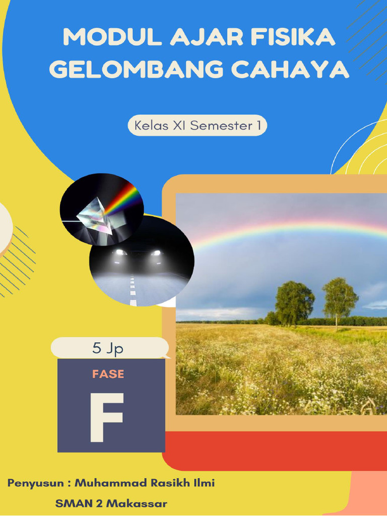 Modul Ajar Fisika Materi Gelombang Cahaya | PDF