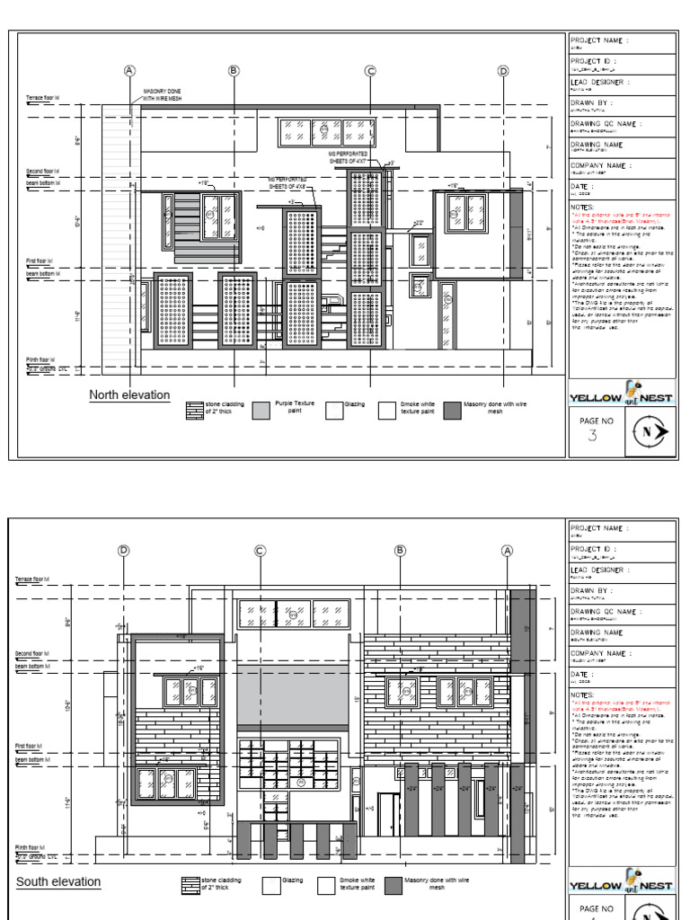 CHANDRA SHEKAR - ELEVATIONs | PDF | Masonry | Brick