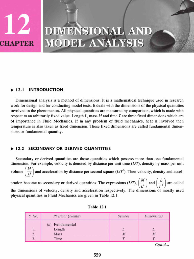 Dimensional & Model Analysis | PDF