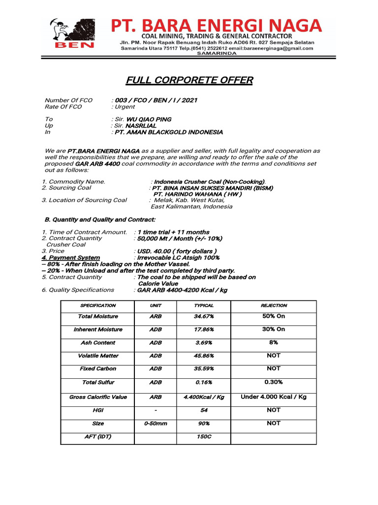 Fco 03 2021 Ben - Abi | PDF