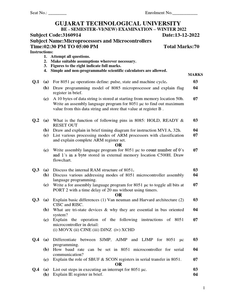 316091winter 22 | PDF | Computer Architecture | Central Processing Unit