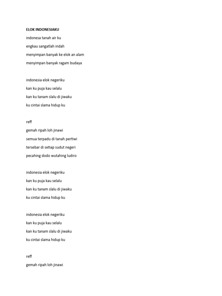 Elok Indonesiaku | PDF