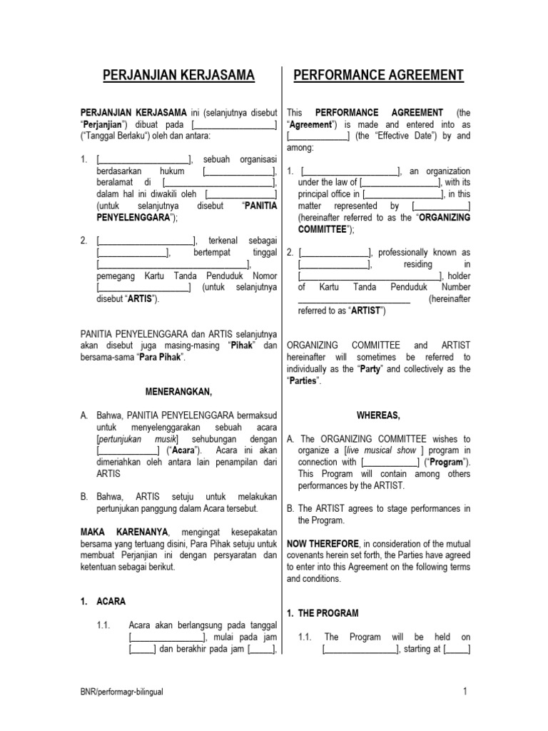Proposal Bilingual - Indonesia - English | PDF