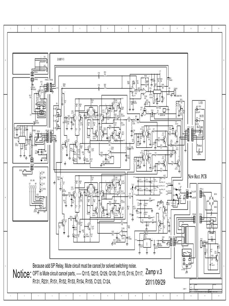 Parasound Zamp V3 Schematic Diagram | PDF