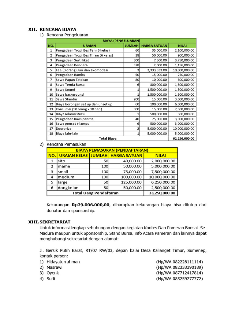 Proposal Bonsai - 4 | PDF