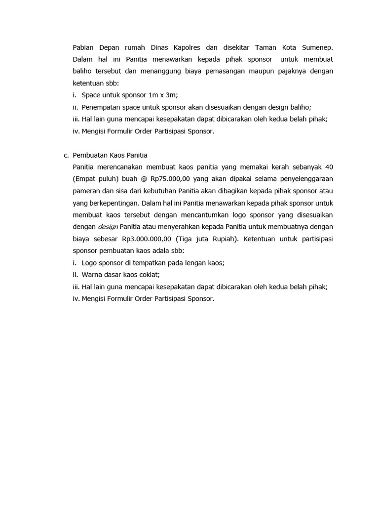 Proposal Bonsai - 3 | PDF