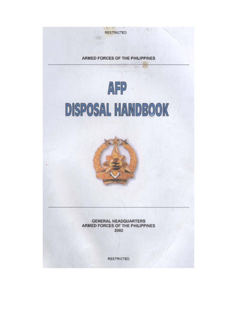 AFP Disposal Handbook | PDF