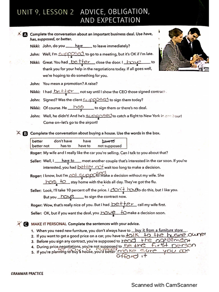 Student's Book UNIT 9&10 | PDF