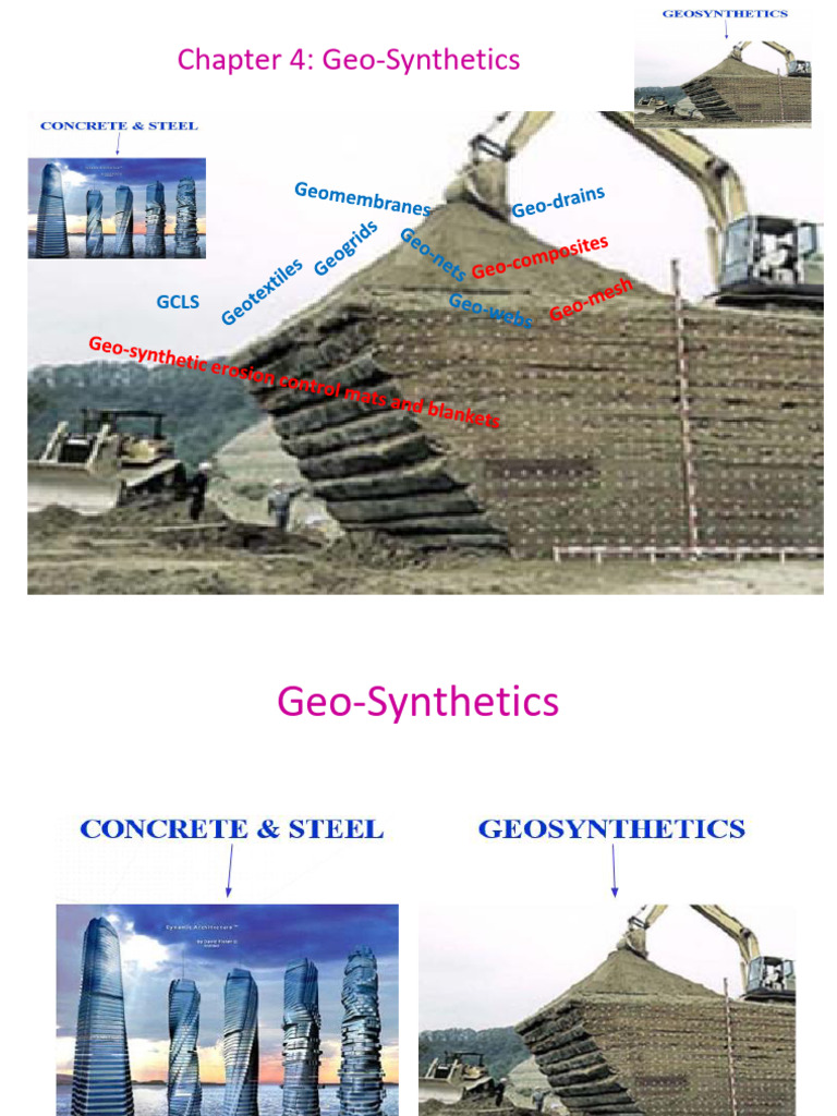 Chapter 4-Geo-Synthetivs | PDF | Soil | Natural Materials