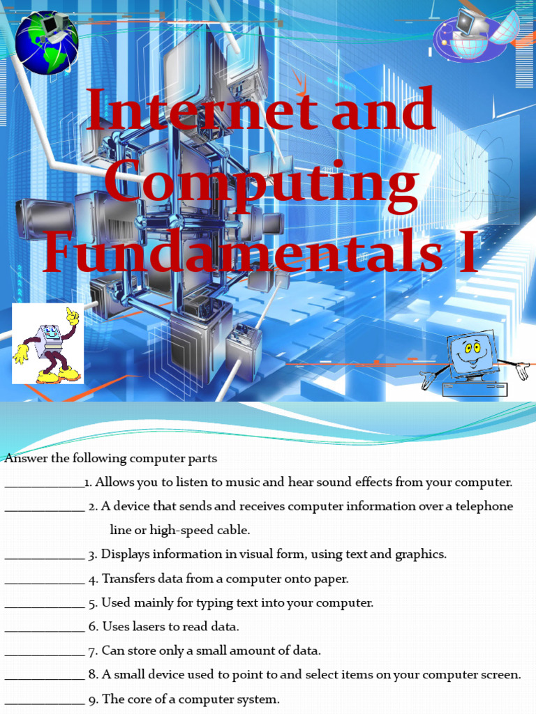 Computer Devices Demo | PDF | Input/Output | Computer Data Storage