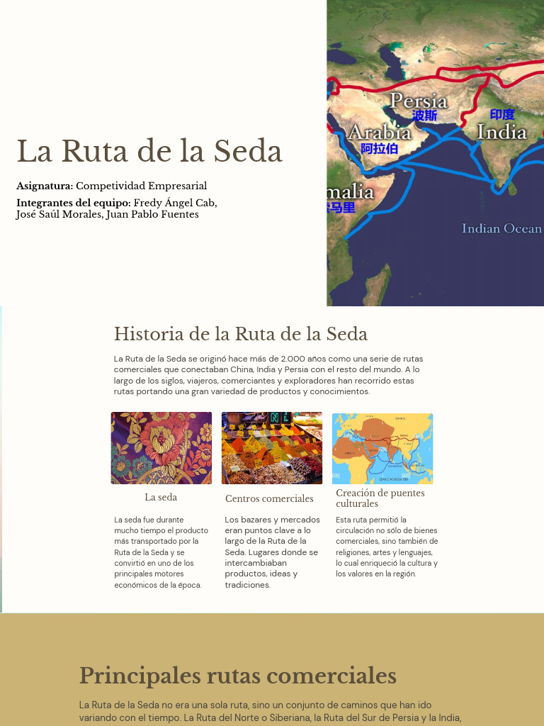 T1 - P1 - La Ruta de La Seda - 240130 - 172440 | Descargar gratis PDF ...