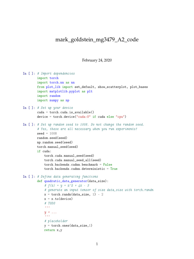 Mark Goldstein mg3479 A2 Code | PDF | Computer Science | Algorithms