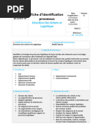 Fiche de Processus de Logistique | PDF