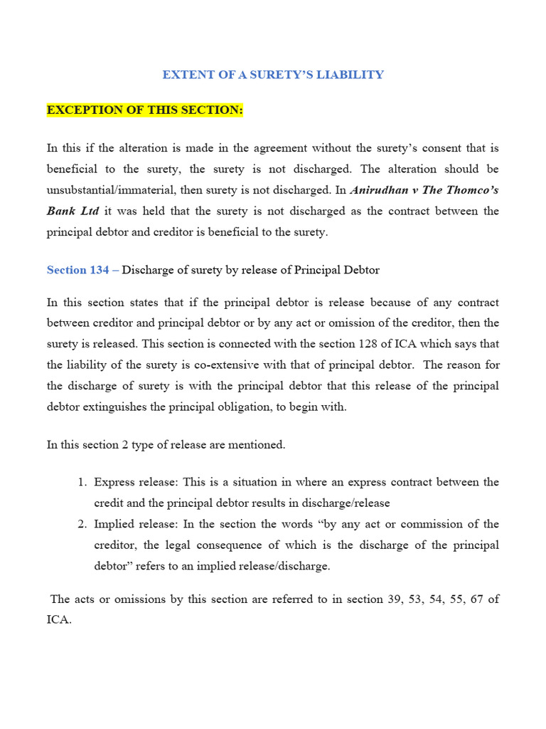 Contract Law | PDF | Guarantee | Surety