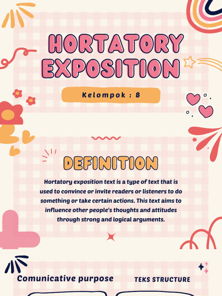 Understanding Hortatory Exposition Text | PDF