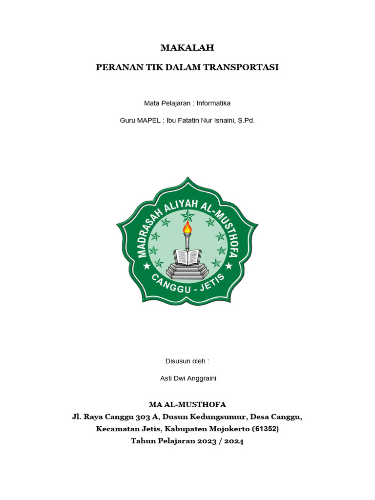 MAKALAH Informatika 24 Jan 2024 | PDF | Ilmu Sosial