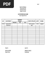 Itemized Monthly Collection and Disbursement | PDF