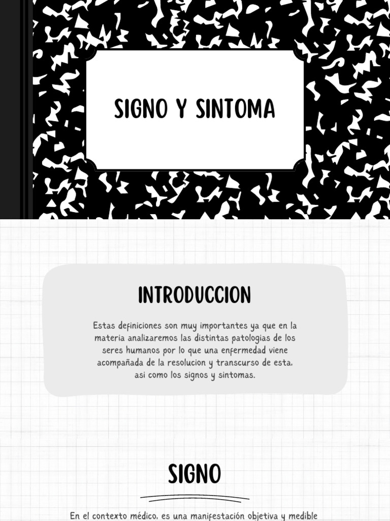Signo y Sintoma | PDF