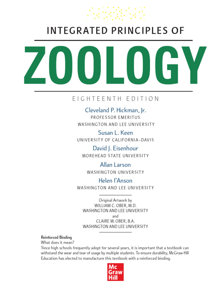Integrated Principles Of: Eighteenth Edition | PDF | Evolution | Life