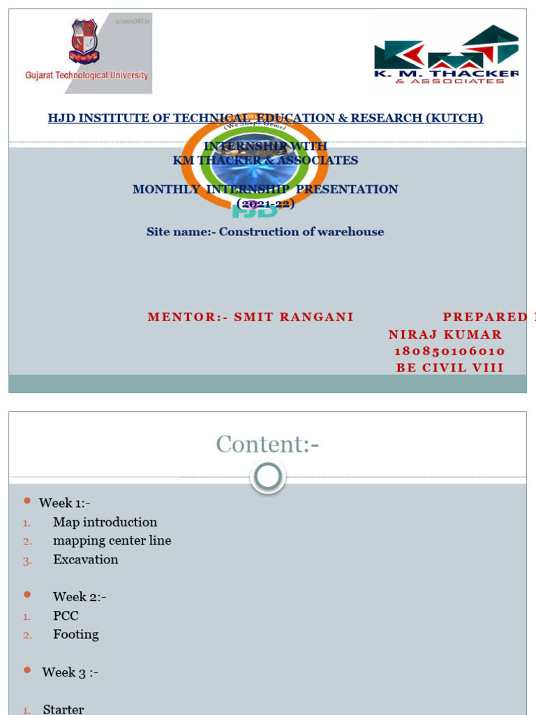 Final Internship Report | PDF | Masonry | Concrete