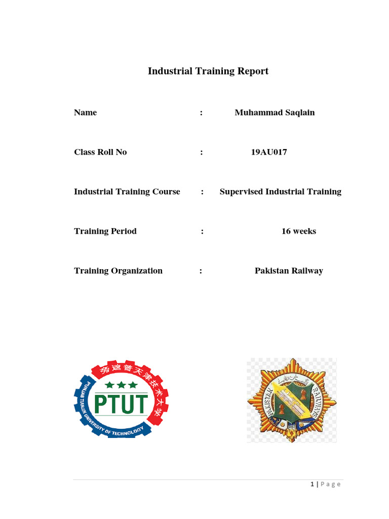 Supervised Indutrial Training Report | PDF | Technology & Engineering
