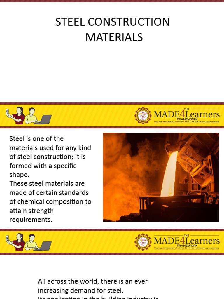 Lesson 4. Steel Construction Materials | PDF | Steel | Alloy