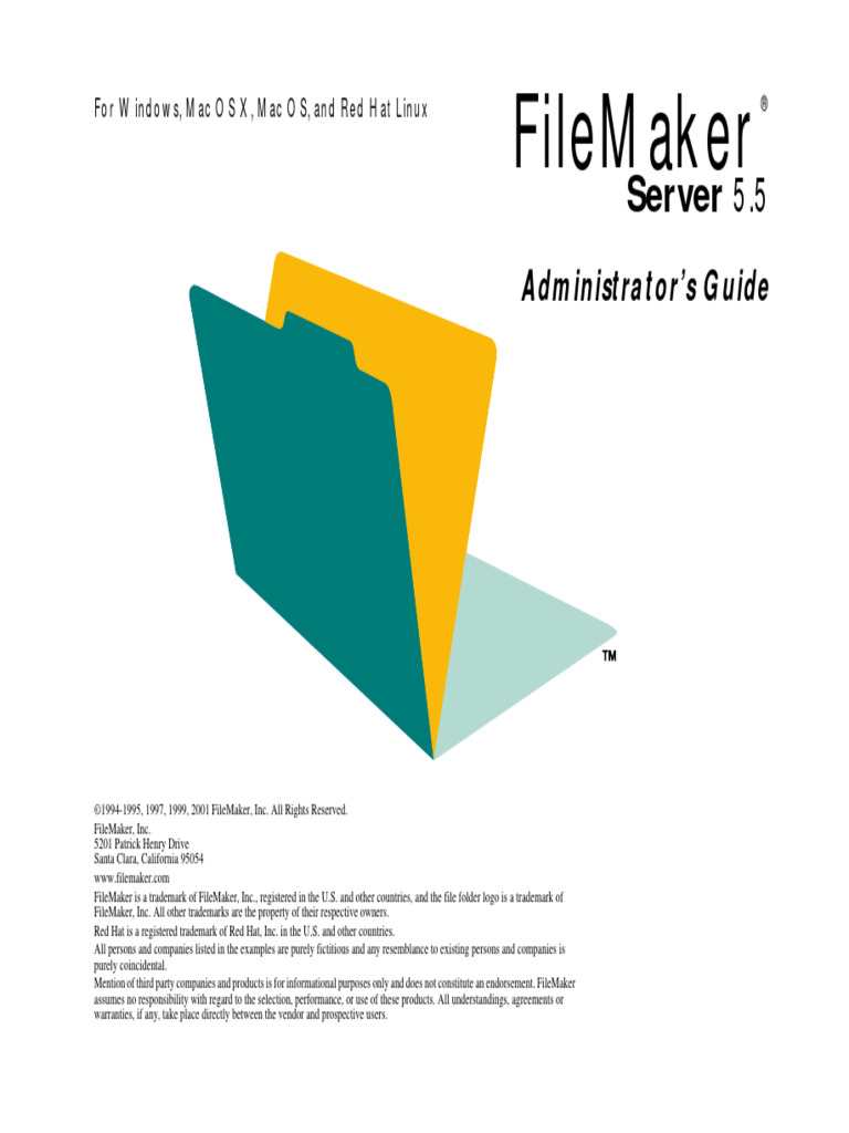 Fms55 Admin Guide | PDF | File Maker | Internet & Web