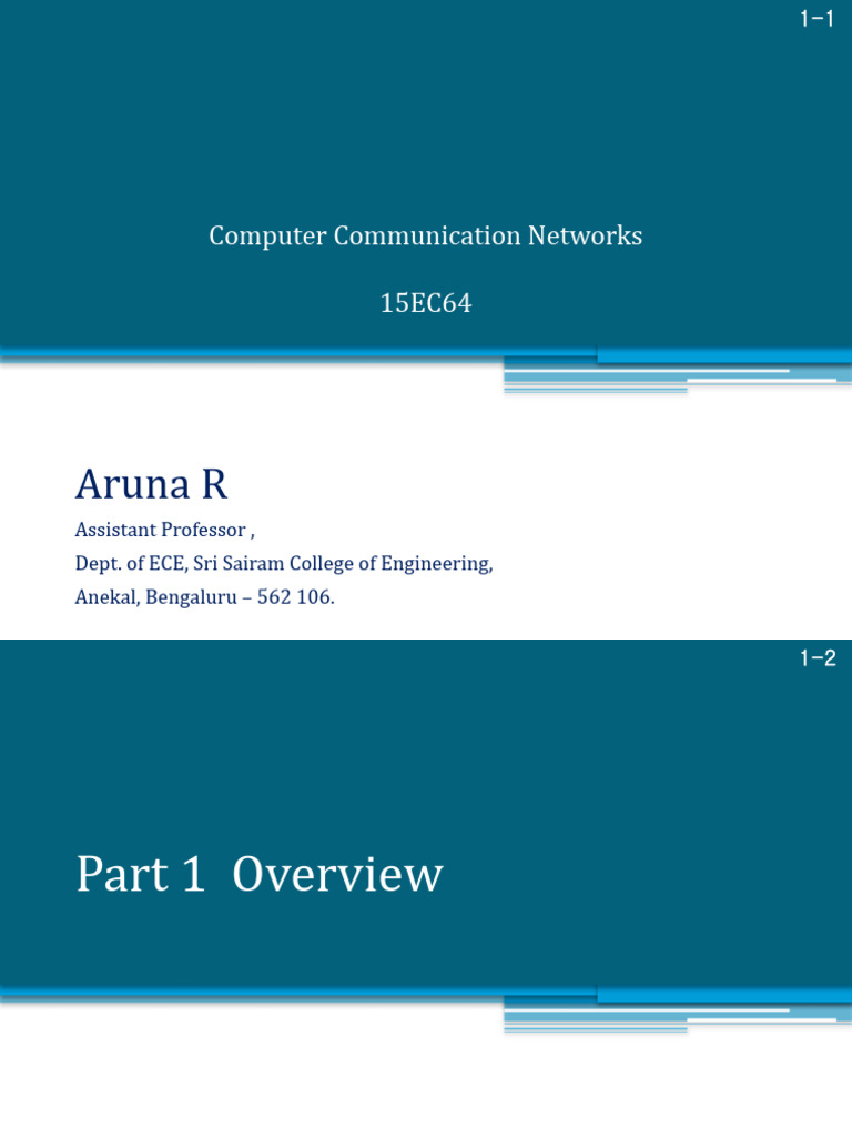 Module - 1 - Data Communication - Part-1 | PDF