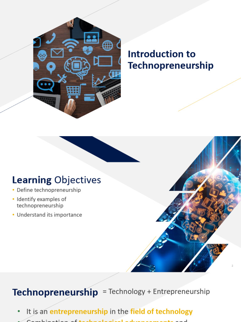 Introduction To Technopreneurship | PDF | Entrepreneurship | Business