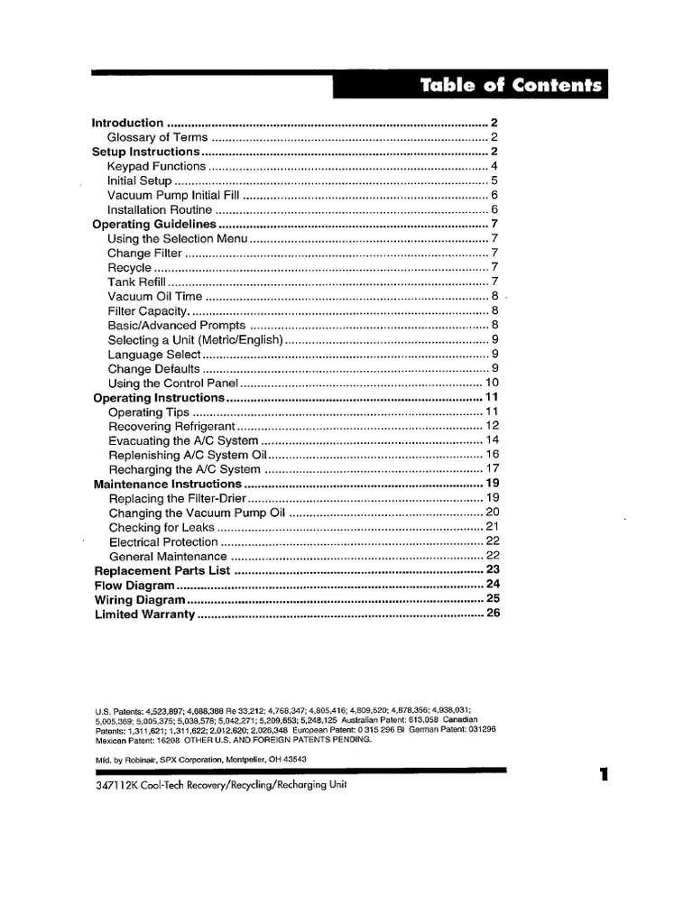 Cooltech 700 Operating Instructions | PDF