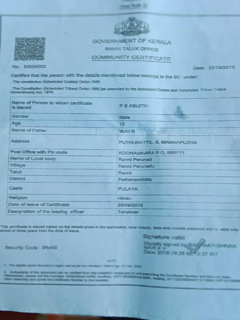 Income Certificate Pdf