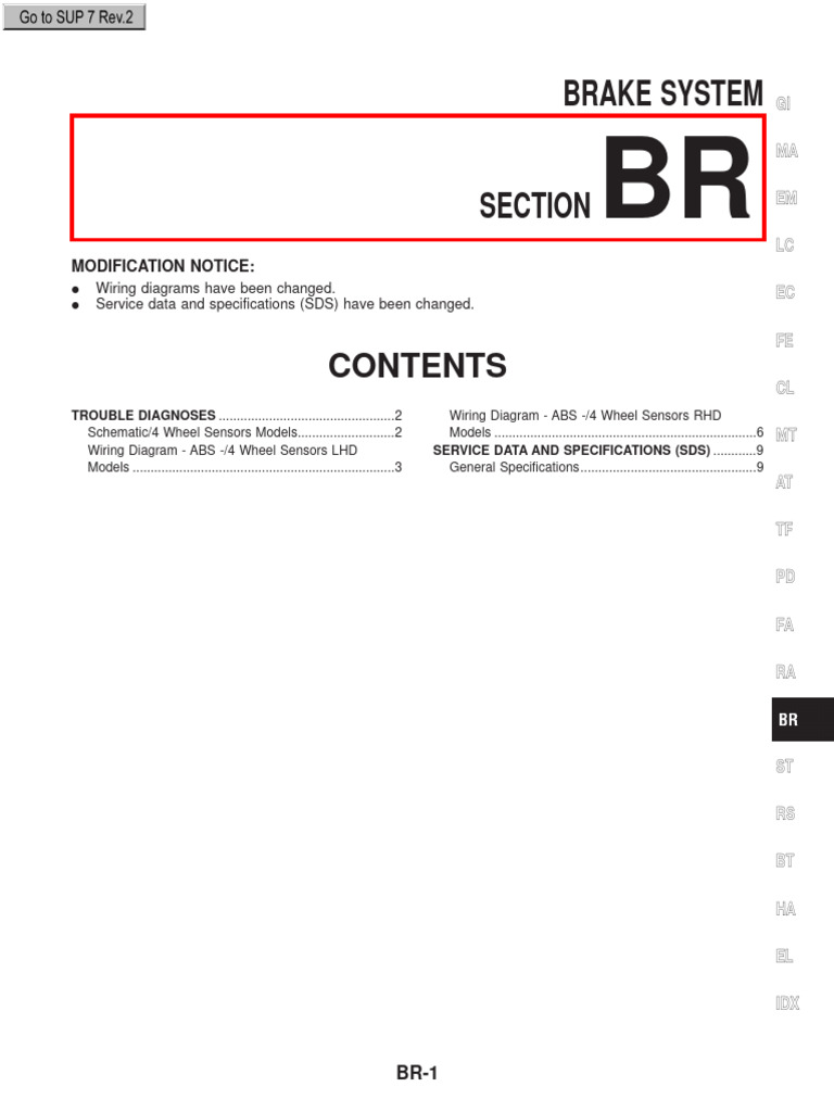 Brake System: Modification Notice | PDF | Anti Lock Braking System | Brake