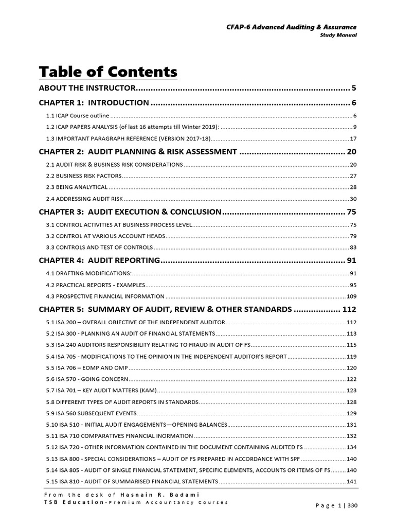 CFAP-6 Study Manual | PDF | International Financial Reporting Standards ...