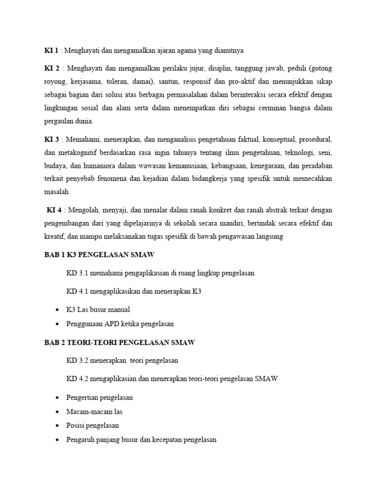 Bab 1 K3 Pengelasan Smaw | PDF