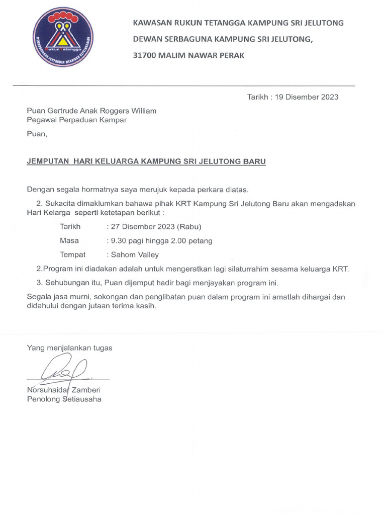 Surat Jemputan-19122023171732-0001 | PDF