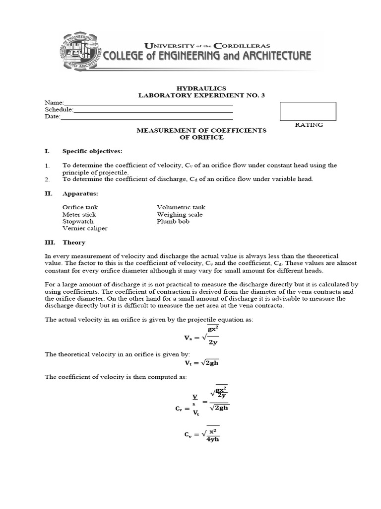 Experiment No. 7 | PDF | Continuum Mechanics | Applied And ... Experiment No. 7 | PDF | Continuum Mechanics | Applied And ...