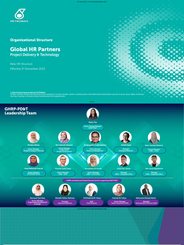PETRONAS Organizational Structure 2024 | PDF