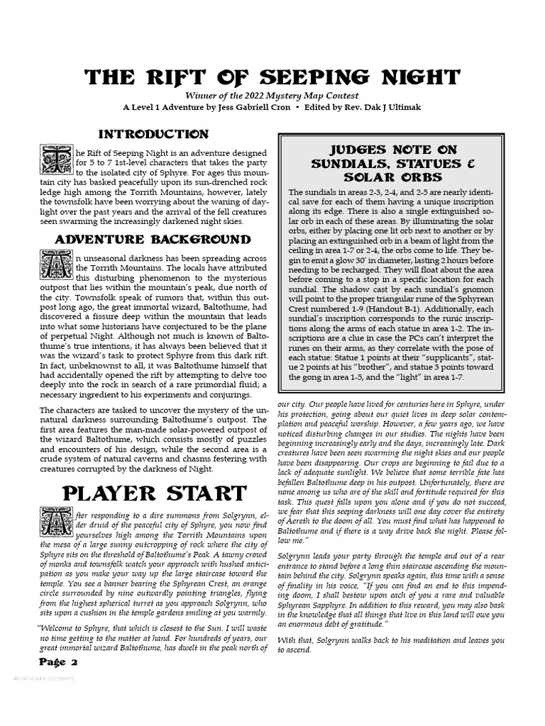 DCC - Day - 2023 - Adventure - Pack Pag 2 | PDF