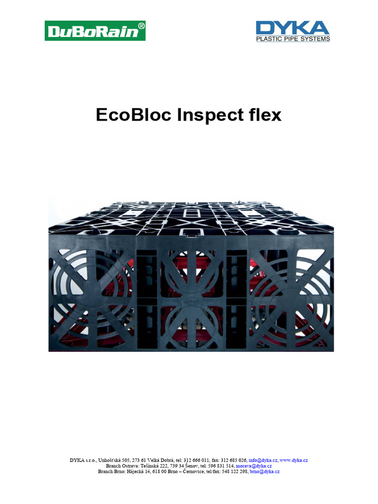 EcoBloc Inspect Flex EN | PDF | Environmental Engineering | Environment